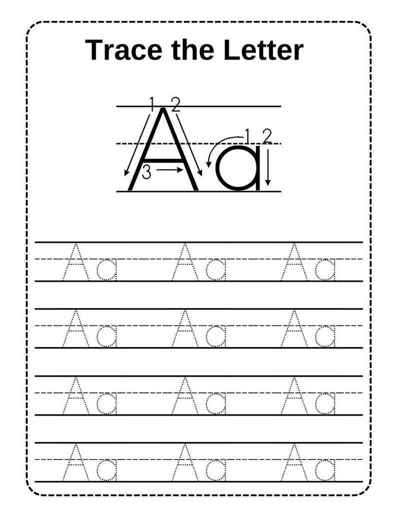Printable Alphabet Letter Tracing Booklet – 78 Pages of Fun and ...
