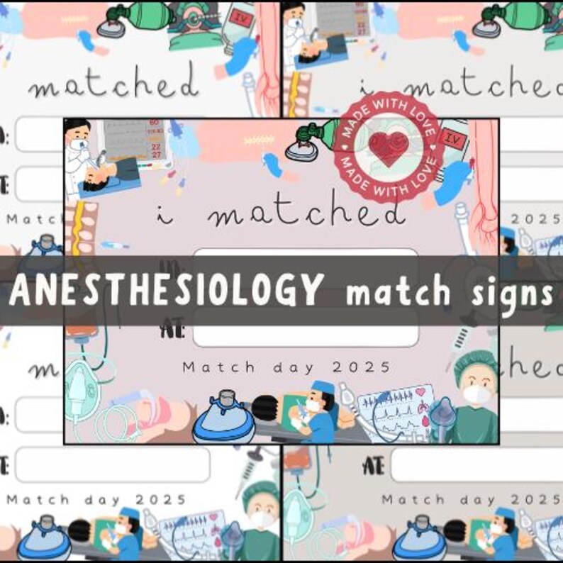 Match Day Sign 2025 for the Residency Match (digital File ...