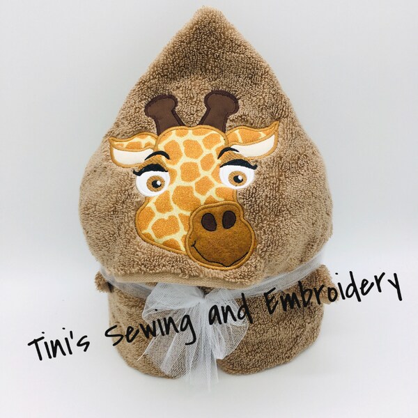 Giraffe Bath Towel - Etsy