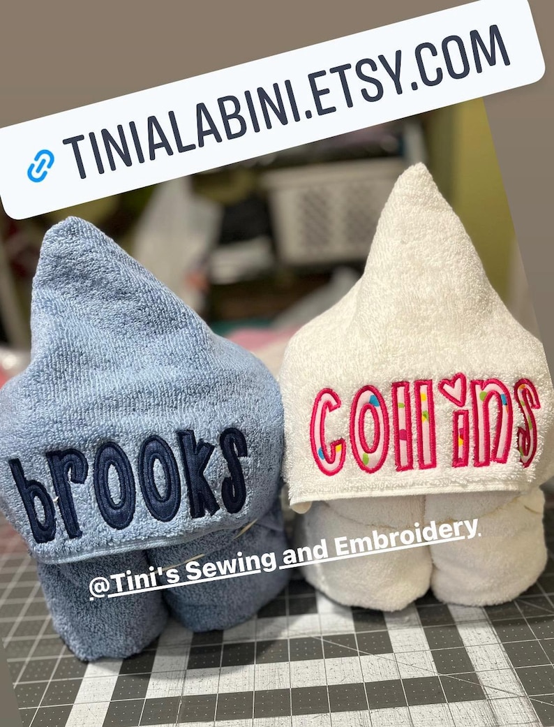 Personalized Hooded Bath Towel, Baby Shower Gift, Beach Cover-up, Pool ...