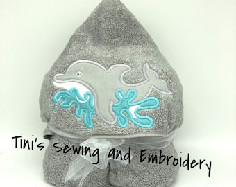 Dolphin Bath Towel - Etsy