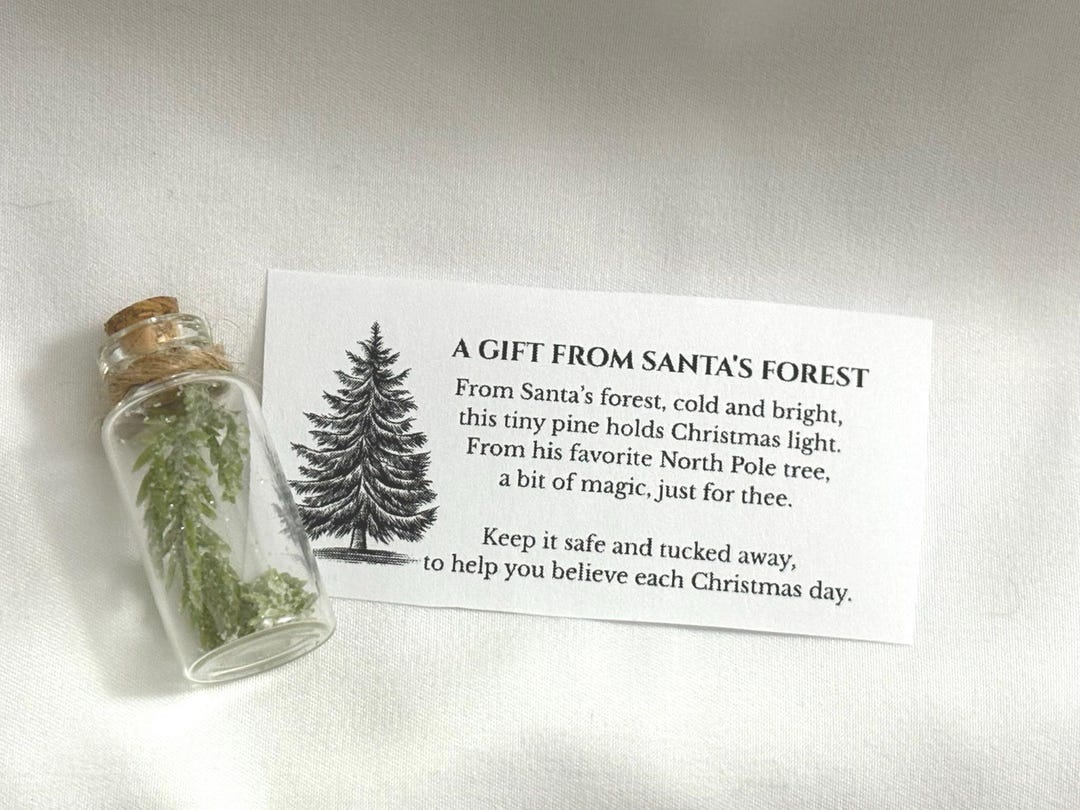Christmas Elf Accessories North Pole Magic Keepsake, Santa Magic in a ...