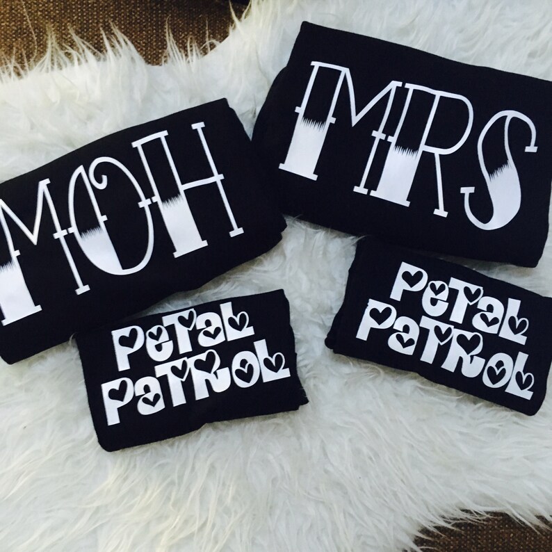 MOH MRS Custom Tees Tee Shirt Wedding Party Bridal Retro Pinup - Etsy