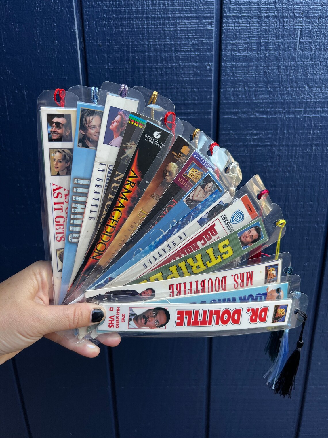 Handmade VHS Spine Bookmark: Repurposed 80s/90s Movie Gift - Etsy
