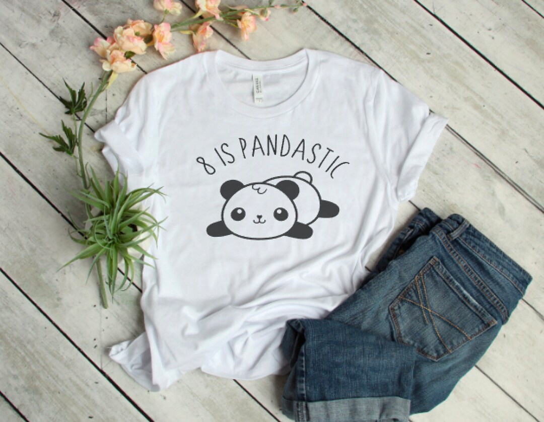 Birthday Panda Shirt Pandastic Custom Age Personalized - Etsy