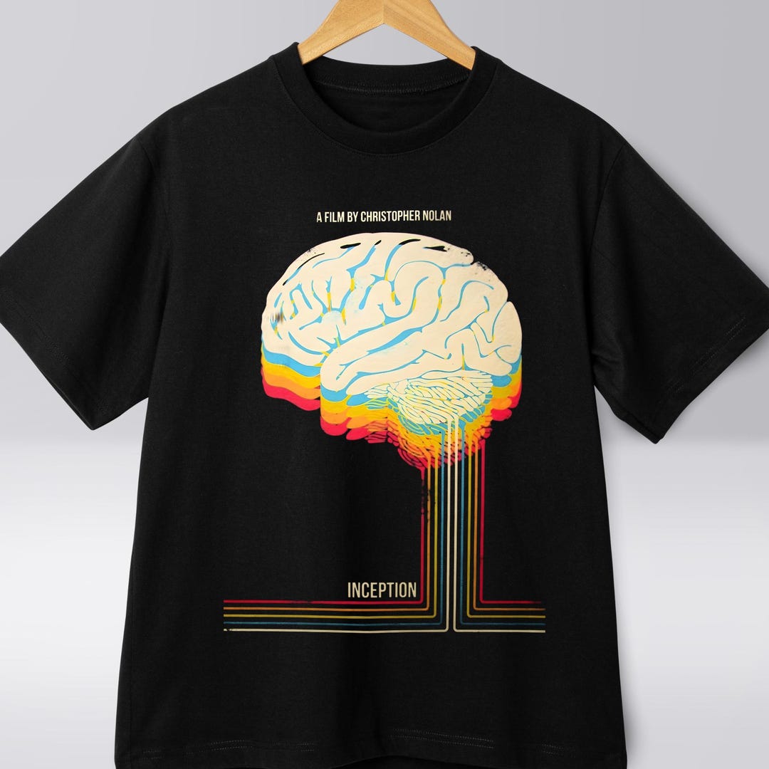 Inception T-shirt | Christopher Nolan Tee | Sci-fi Movie Shirt | Trippy ...