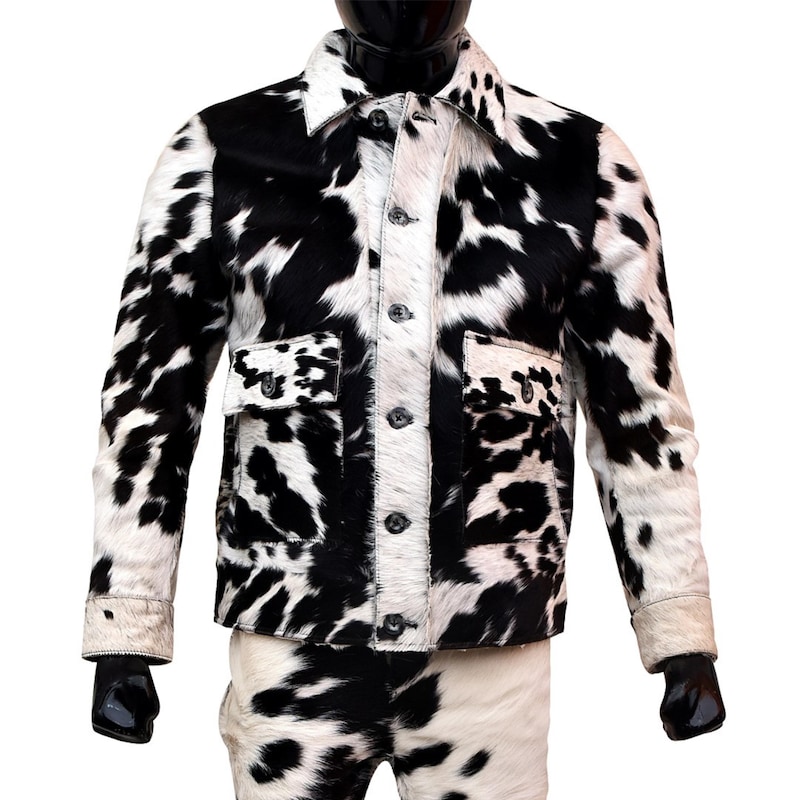 Men Cow Print Jackets - Etsy