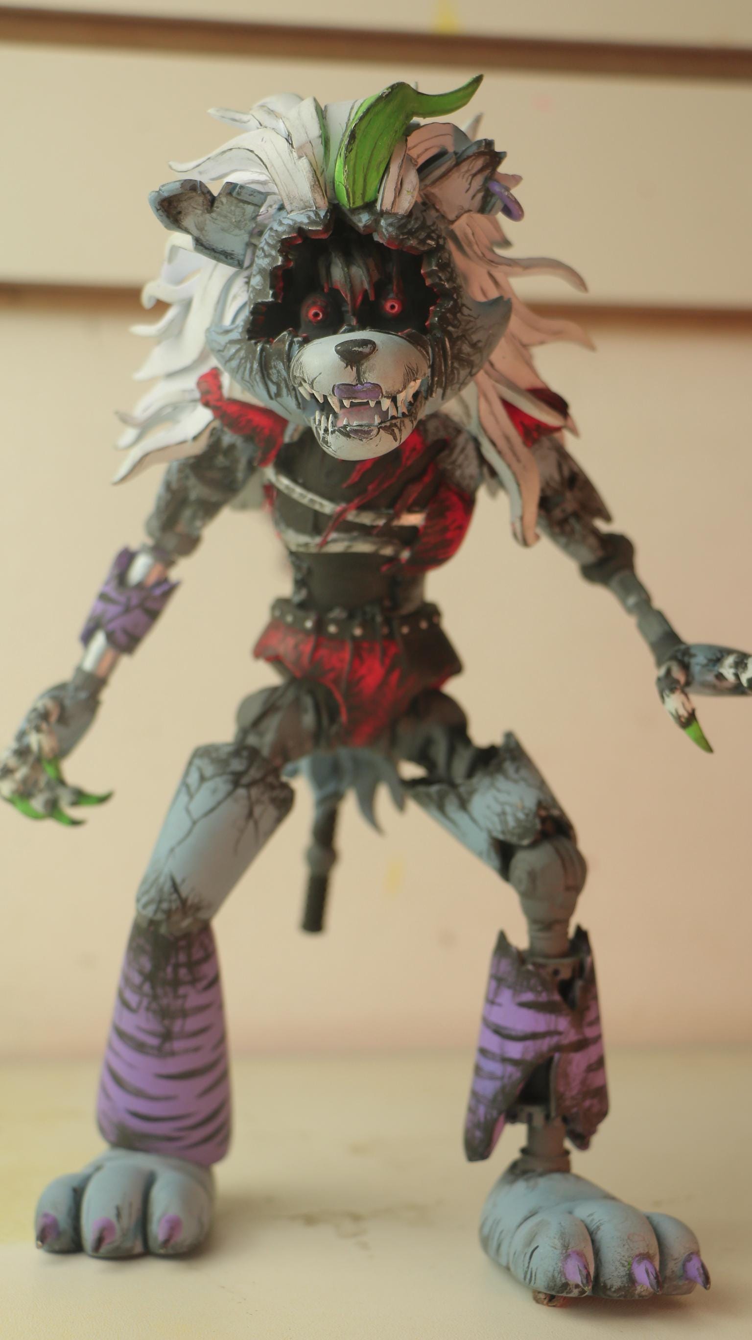 Shattered Roxanne Sculture FNAF - Etsy