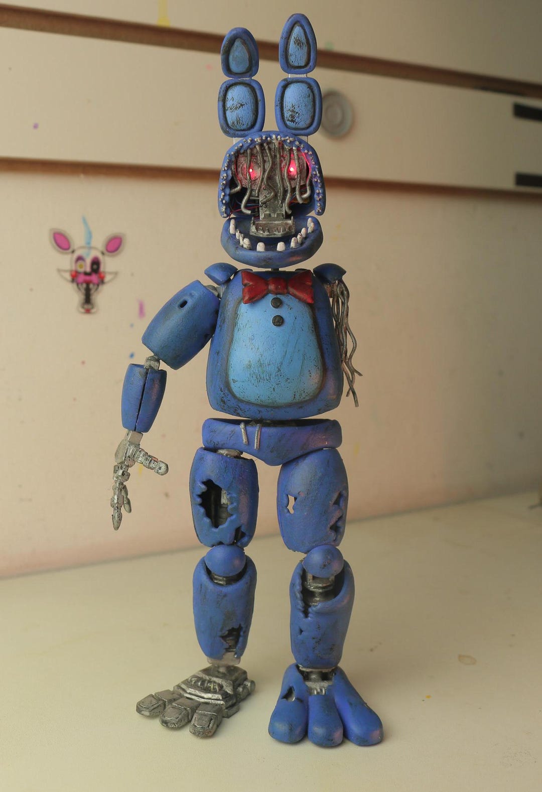 Withered Bonnie - Old Bonnie FNAF (no Led Lights) - Etsy