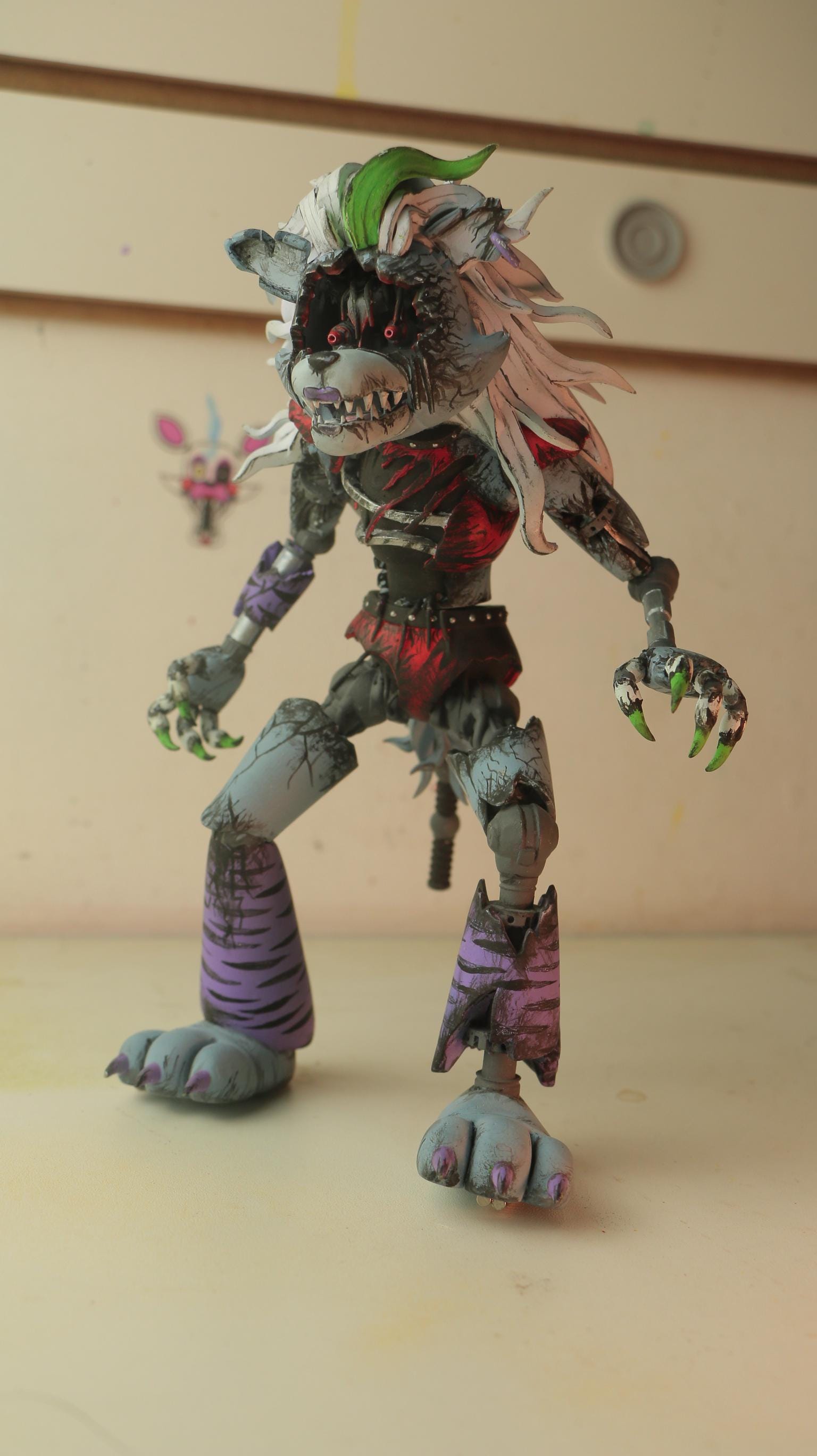 Shattered Roxanne Sculture FNAF - Etsy