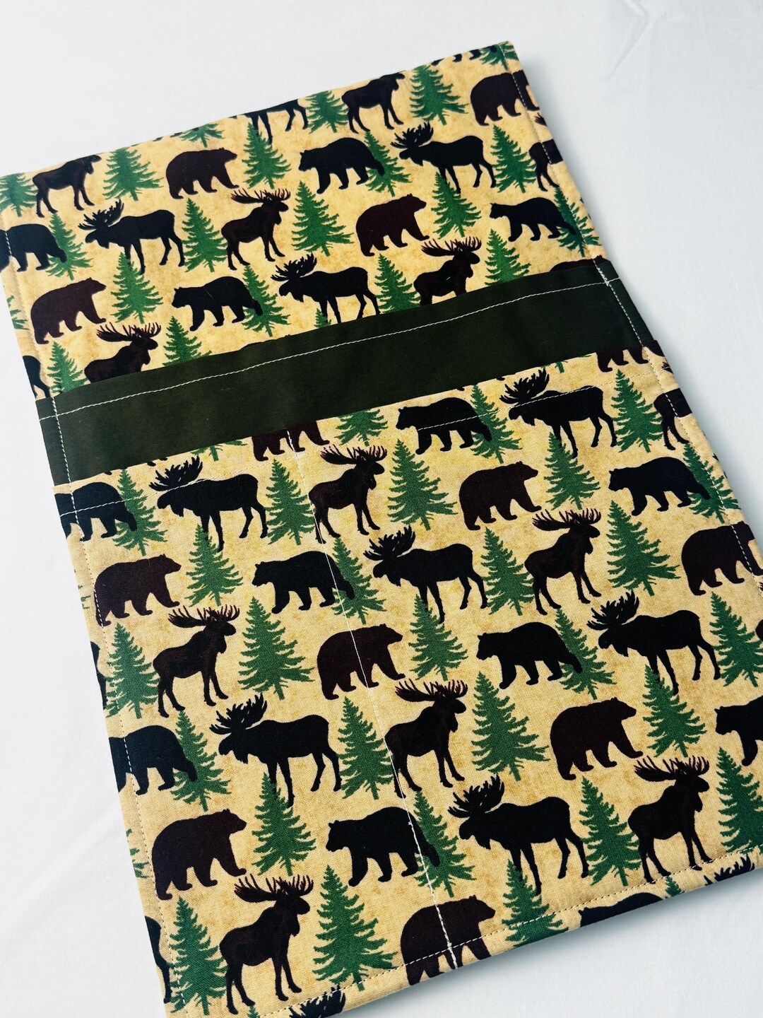 Arm Chair Caddy, Moose, Bear, Trees Caddy, Made in USA - Etsy