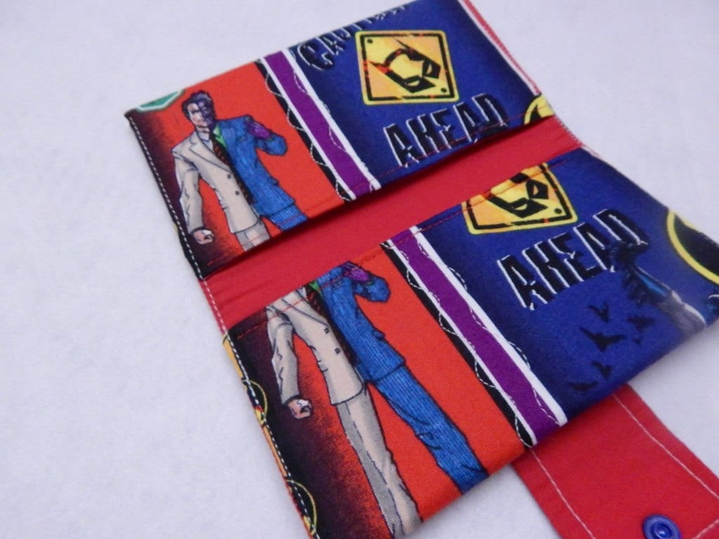 Batman Checkbook Cover Handmade Checkbook Clutch Coupon - Etsy