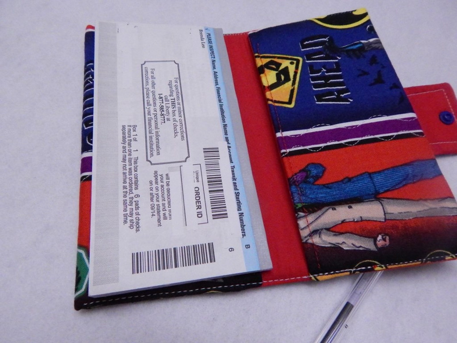 Batman Checkbook Cover, Handmade Checkbook Clutch, Coupon Wallet - Etsy