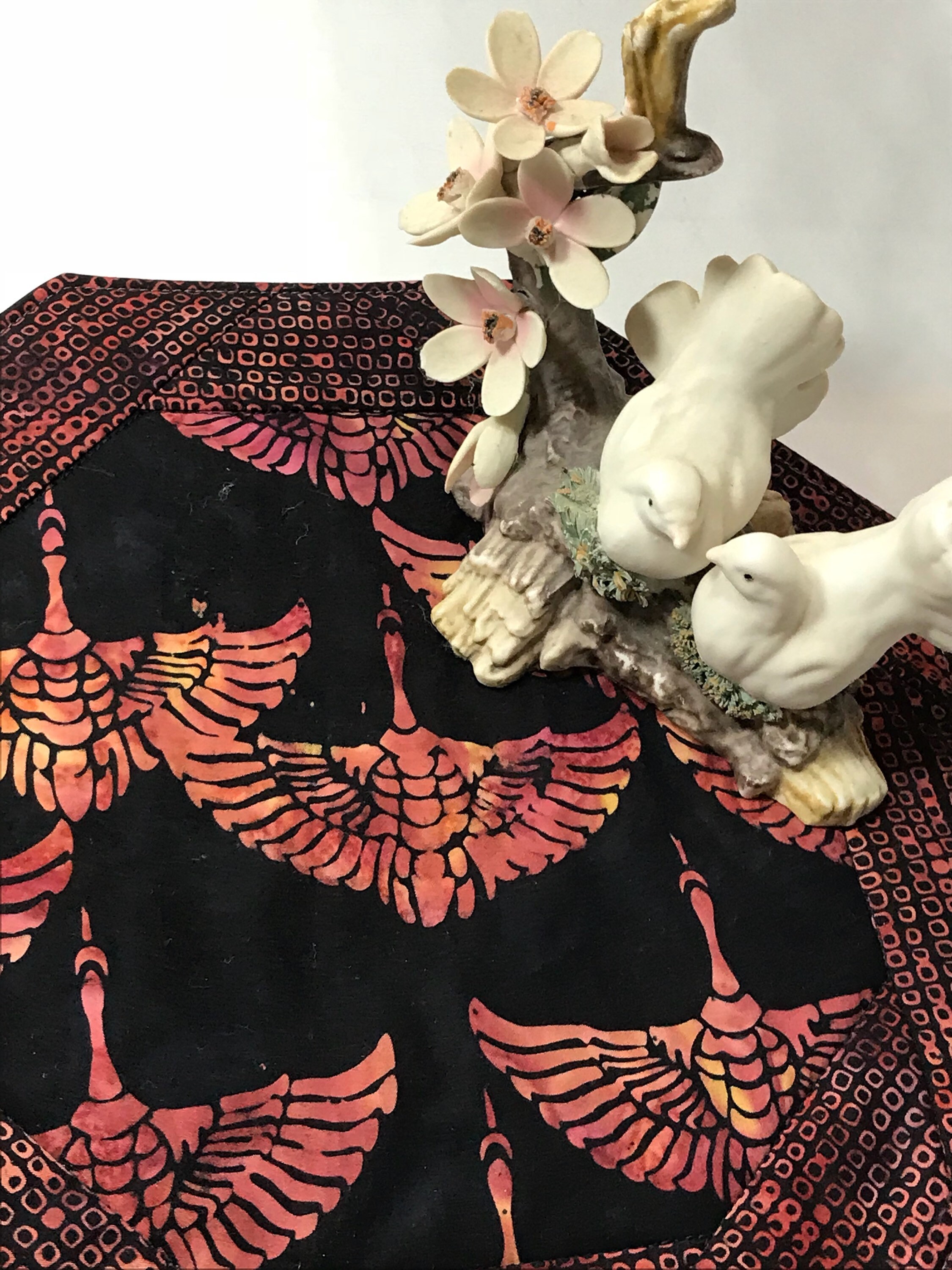 Table Runner Asian Theme Table Mat Batik Black Rust - Etsy.de