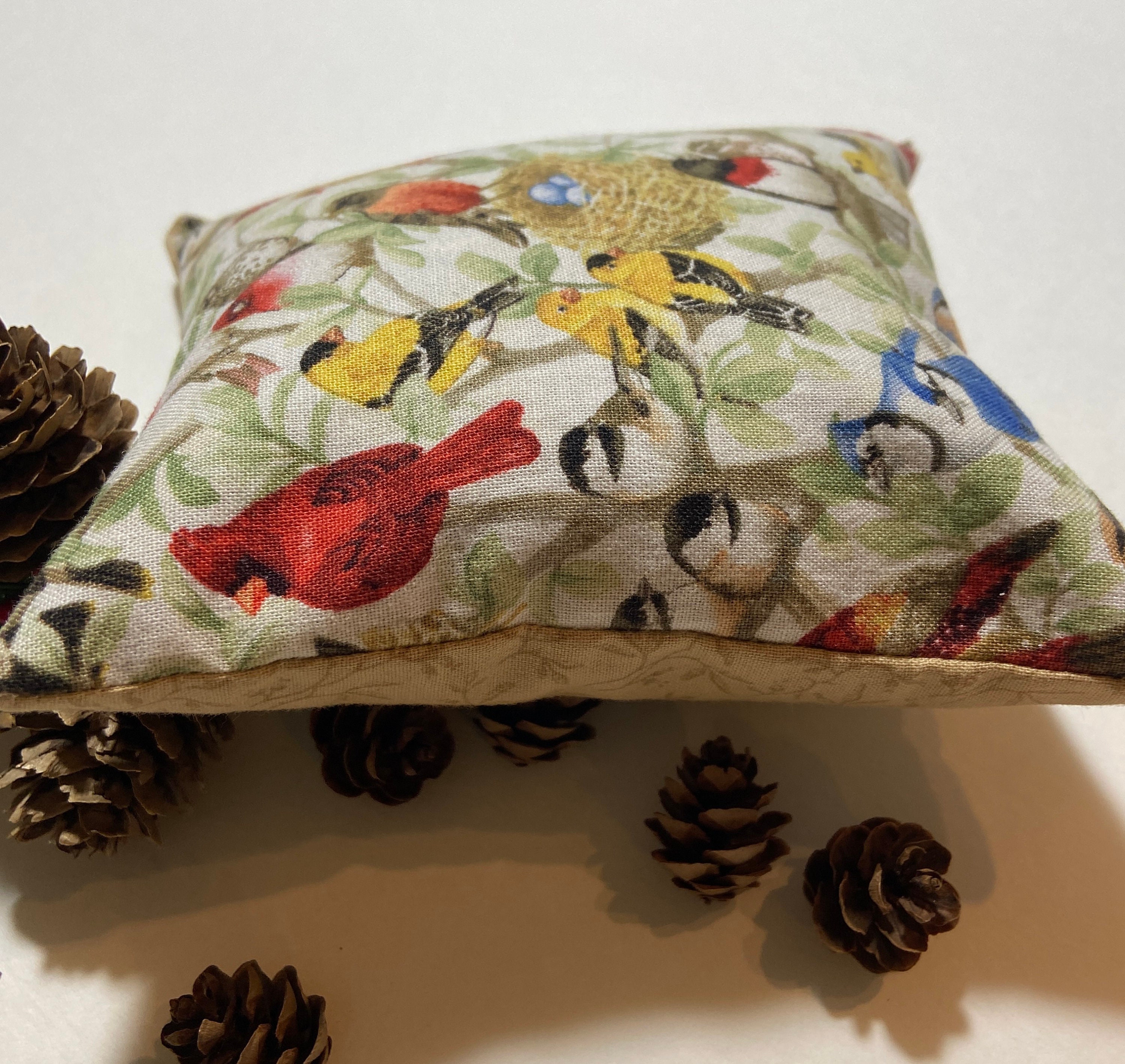 Balsam Fir Pillow, 5 X 5 Balsam, Song Birds, Maine Balsam - Etsy