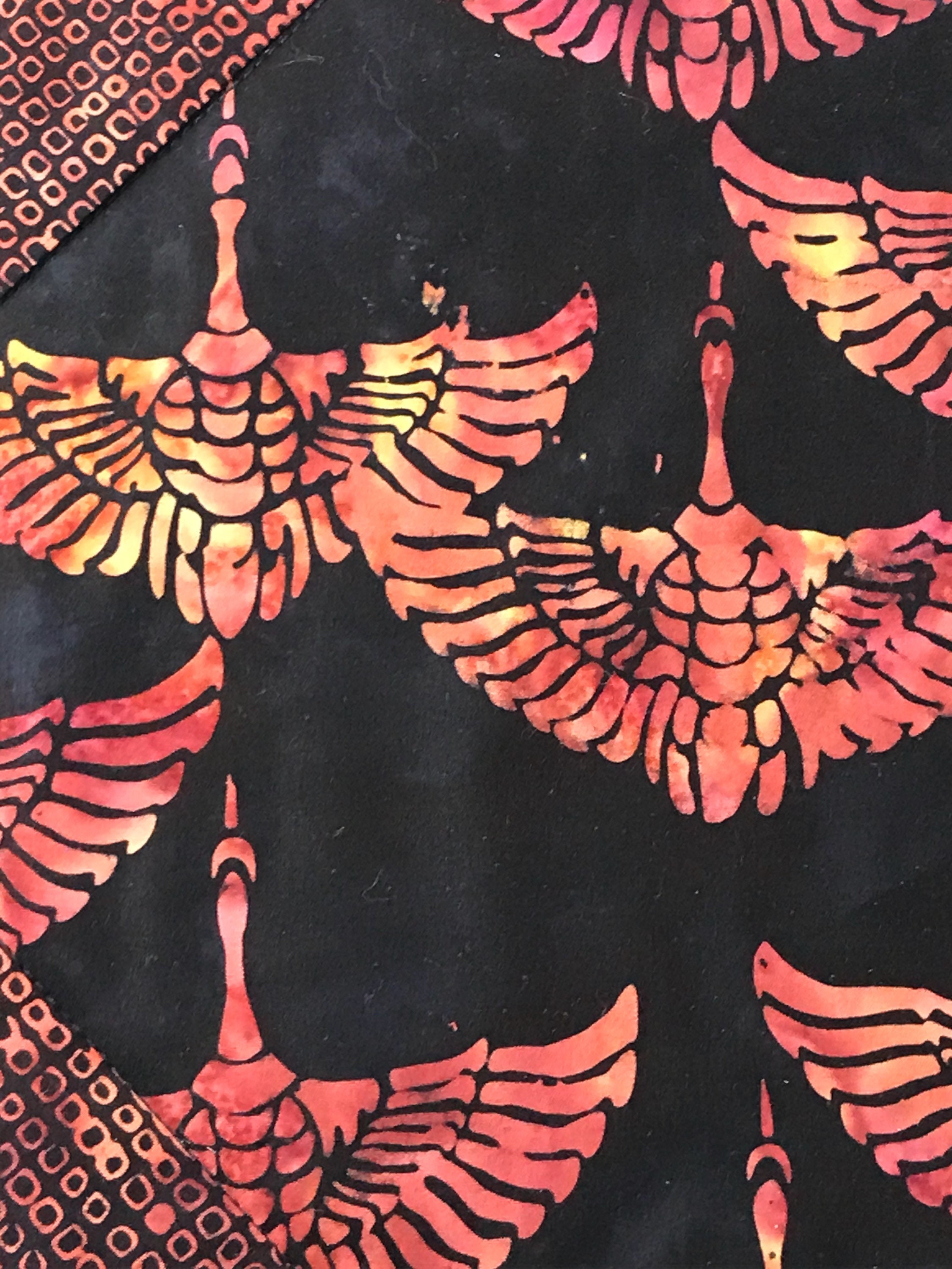 Table Runner Asian Theme Table Mat Batik Black Rust - Etsy.de