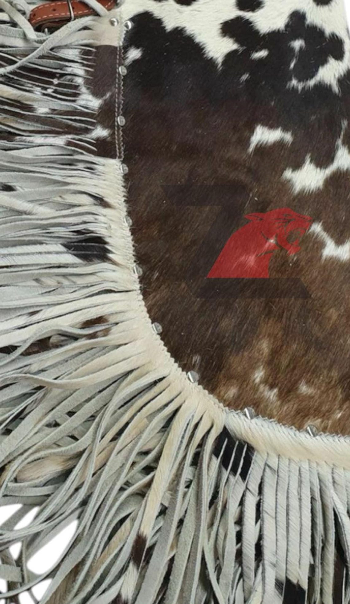 Bull Riding Chaps Western Leather Real Hair Chap Show Adult Chap ...