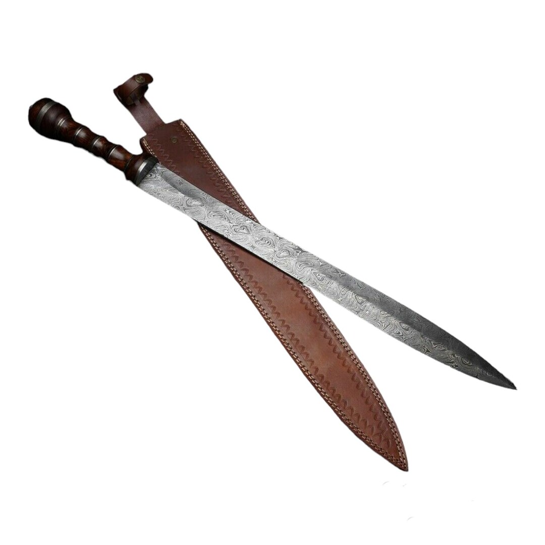 Hand Forged Viking Sword Real Damascus Steel Sword, Custom Sword ...