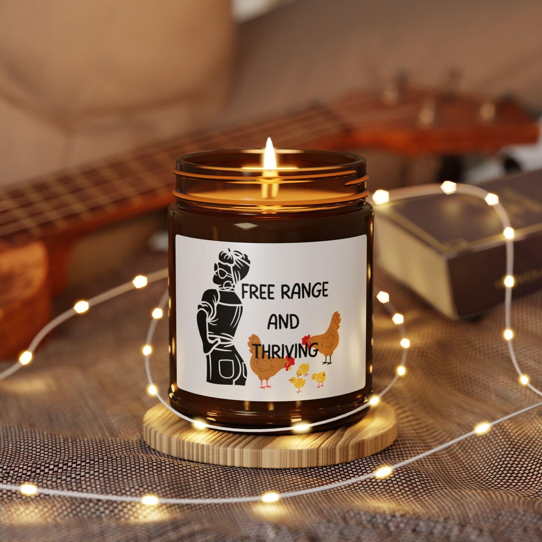 This Free Range and Thriving Candle is a Perfect Gift for Chicken ...