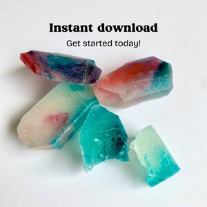 Japanese Crystal Gummy Candy Recipe | Kohakutou - Etsy