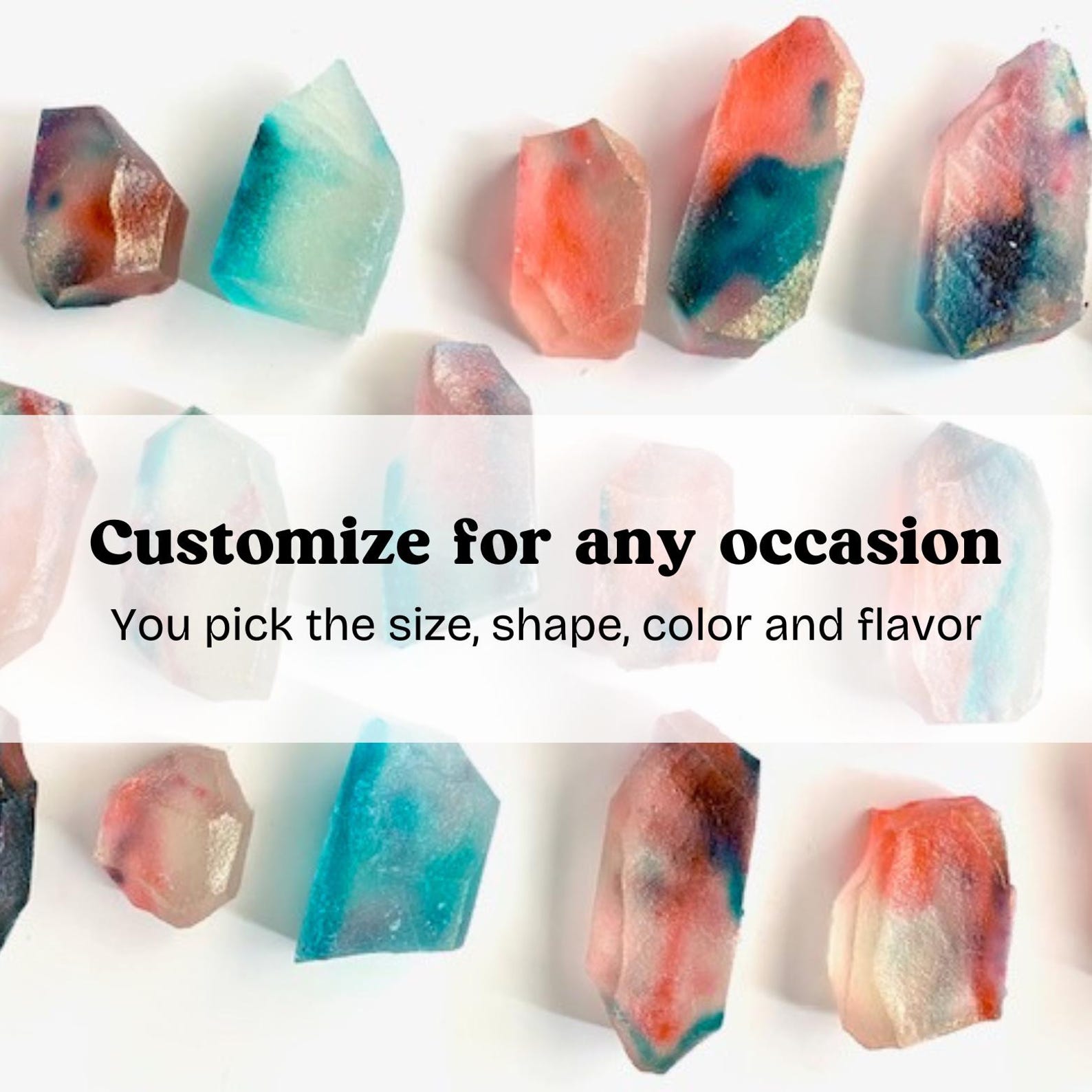 Japanese Crystal Gummy Candy Recipe | Kohakutou - Etsy