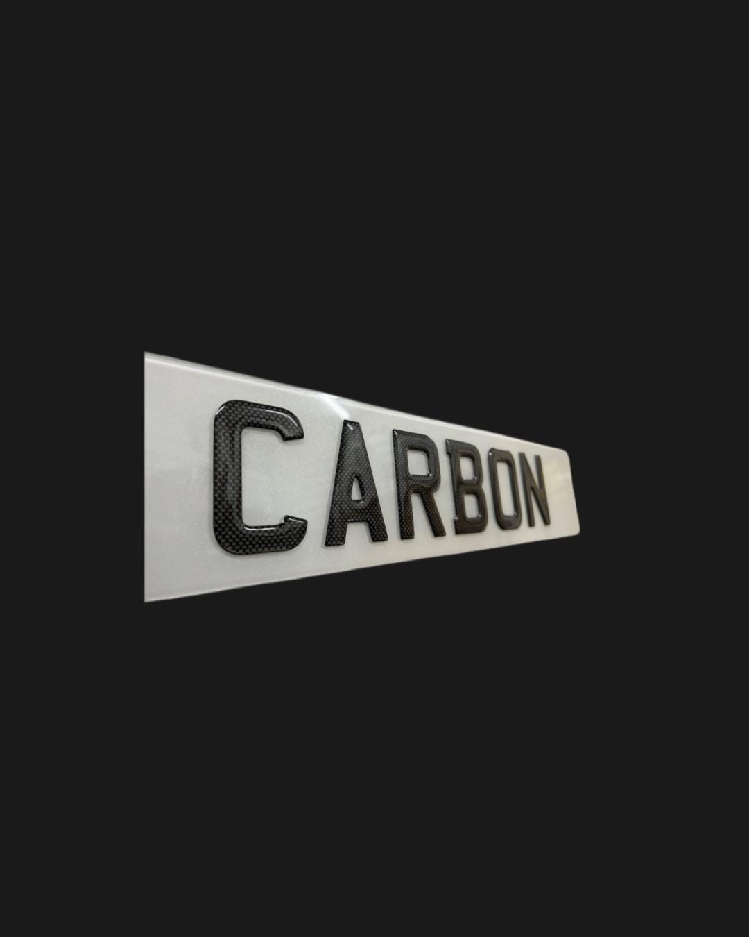 3D Gel Carbon Number Plates for Front and Rear - Fast Delivery - Etsy