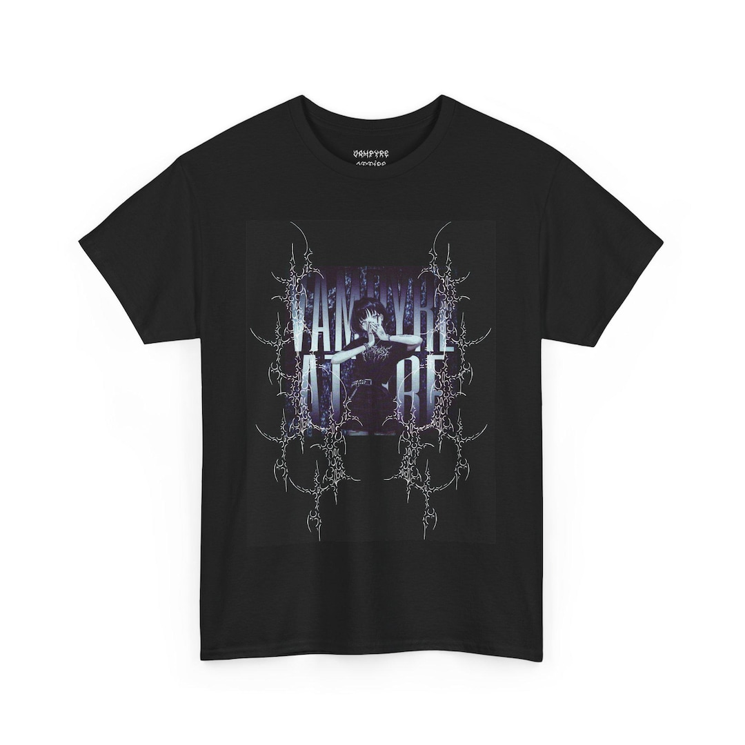 Cyber Goth Minimalist Sigil T Shirt, Dark Streetwear for Men & Women ...