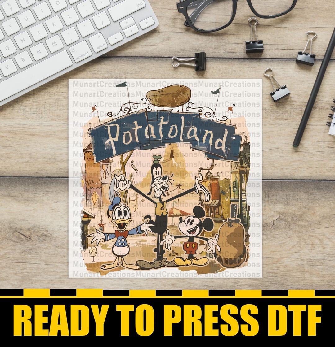 Disney Potatoland DTF, Disney Halloween DTF, Mickey and Friends Ready ...