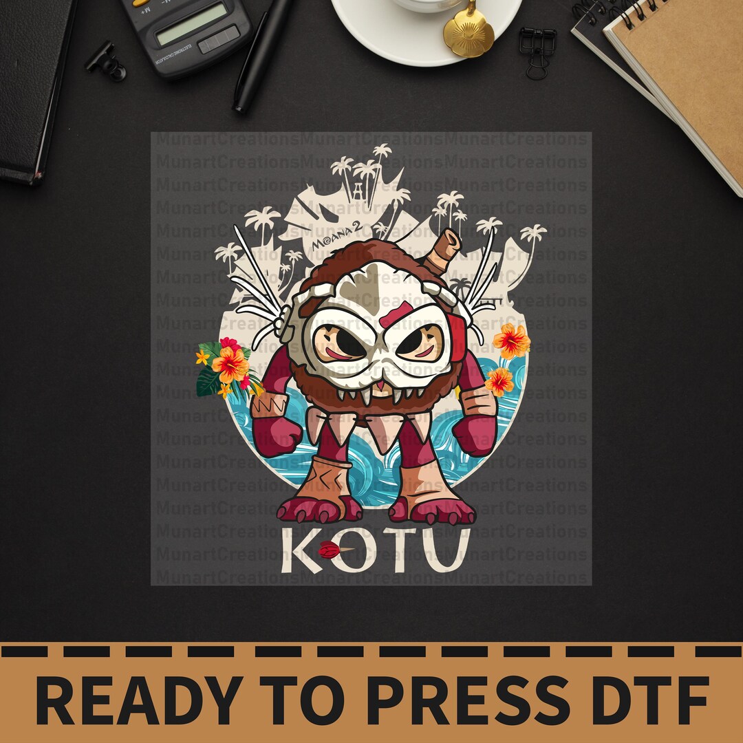 Disney Kakamora Kotu DTF, Kakamora Coconut Pirate Ready to Press, Moana ...