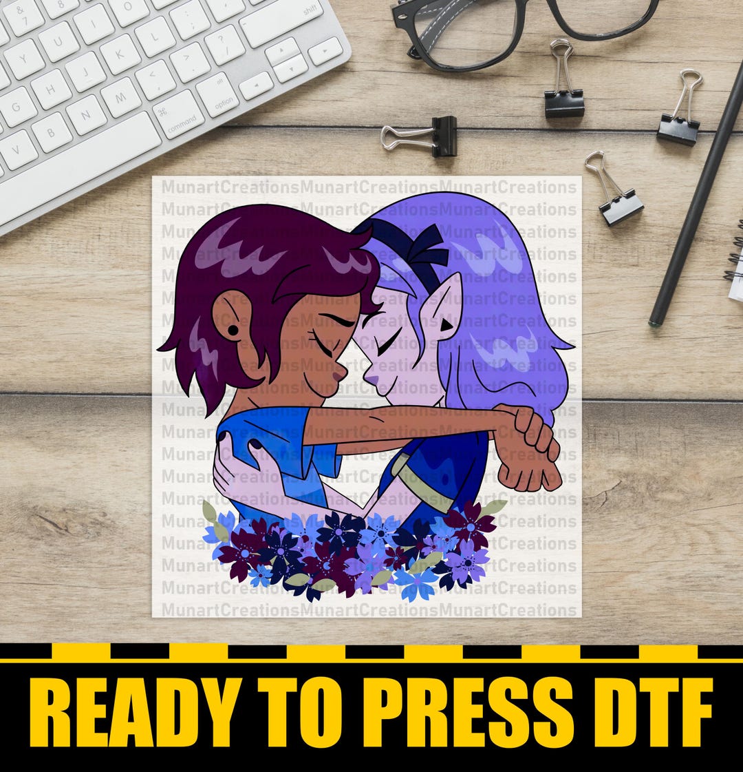 Disney the Owl House Lumity DTF, Disney Owl House Hexside Collector, Ready to Press Transfer ...