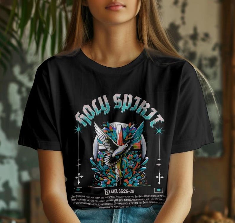 Holy Spirit Jesus T-shirt, Holy Ghost Unisex Tee, Christian Street Wear ...