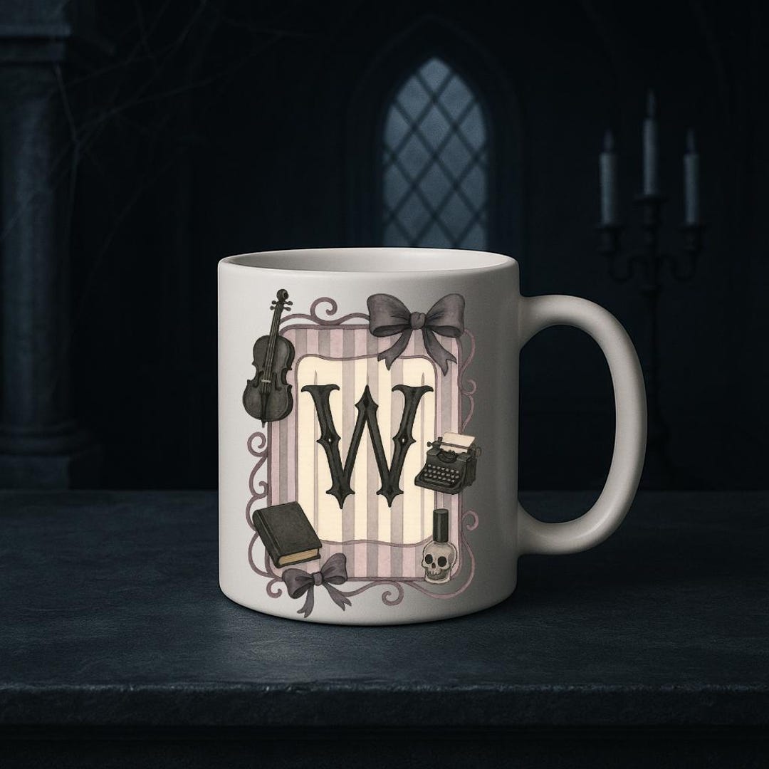 Goth Girl "w" PNG: Dark Academia Cello, Typewriter, Skull (digital ...