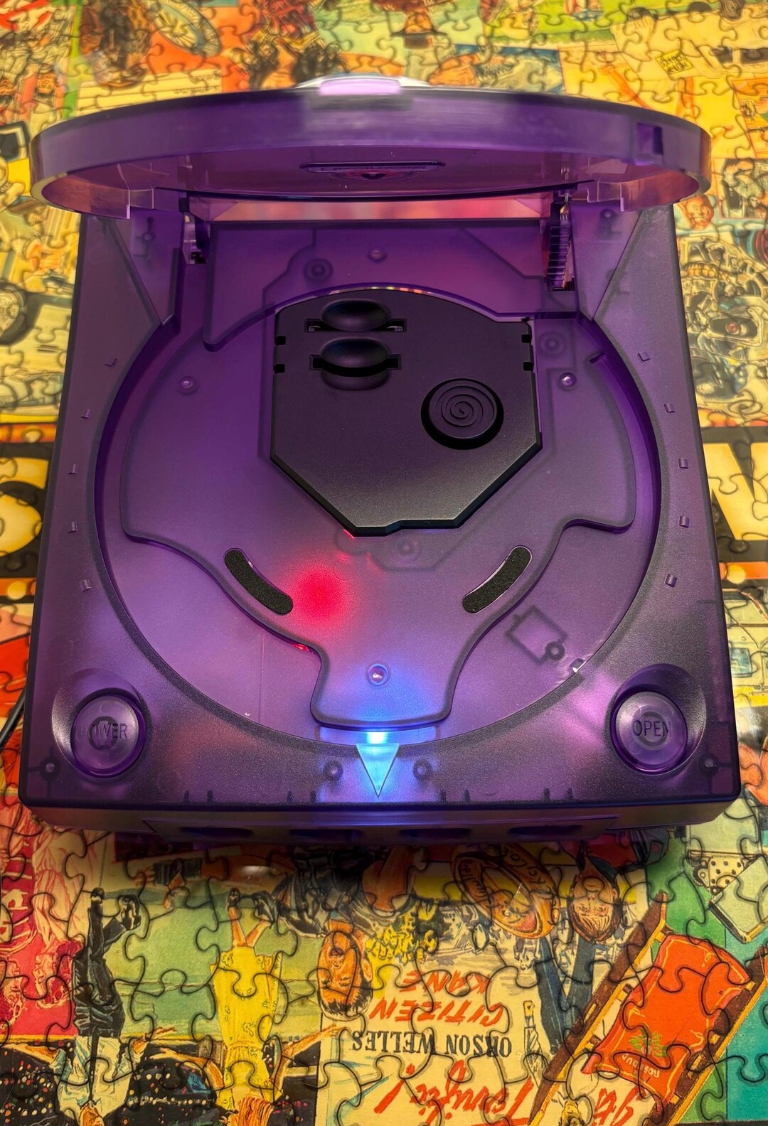 Dreamcast With Gdemu, Dreampsu, CMOS Battery, 128gb SD Card, Power and AV Cables - Etsy