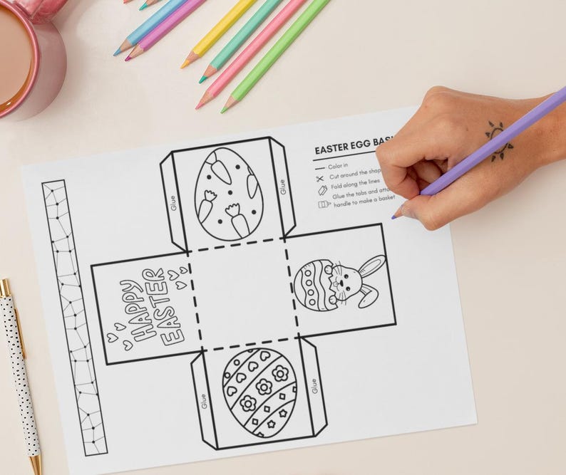 Easter Activity Packet for Christian Toddlers: Fun Egg & Treasure Hunt ...