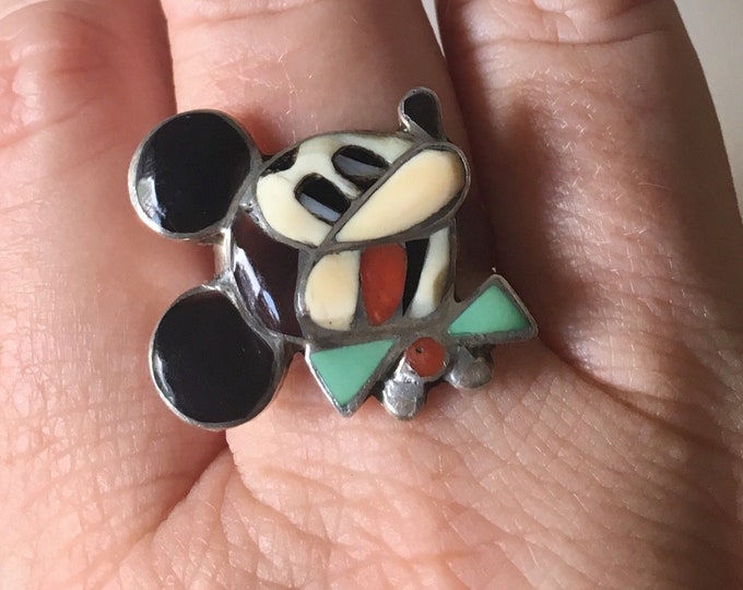 Rare Zuni Mickey Mouse Ring Zunitoons Size 8 - Etsy
