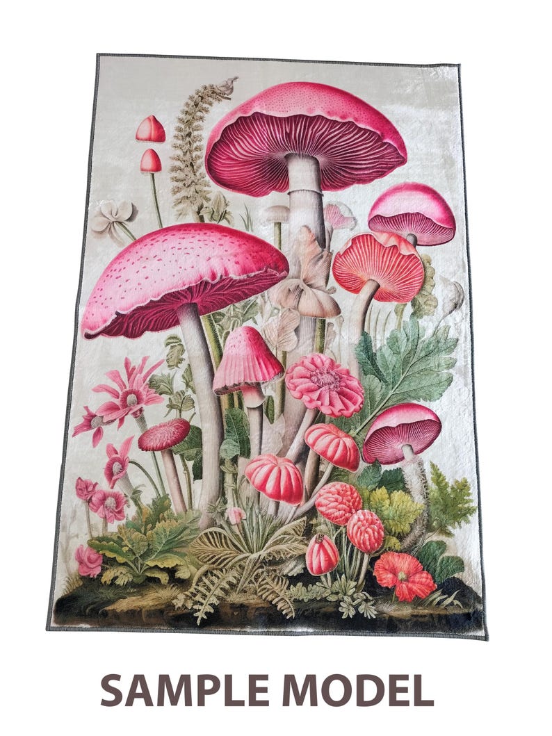 Rustic Autumn Forest Rug: Soft Velvet, Non-slip Cotton Base - Etsy