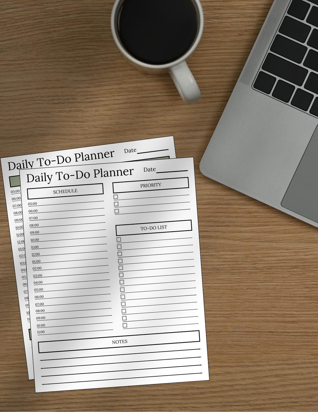 Daily To-do Planner | Sblprintable Digital PDF, Printable Daily ...