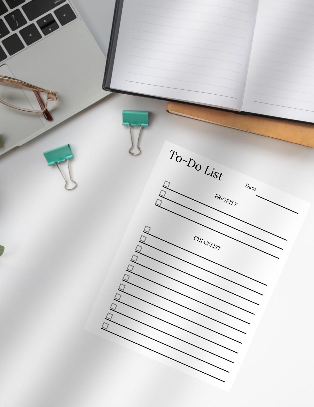 Business To-do Checklist Printable Planner | Organizer for Small ...