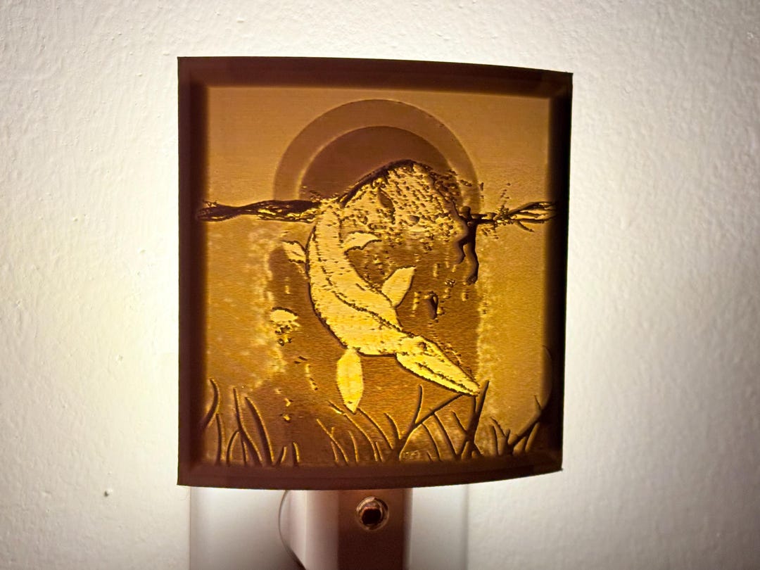 Mosasaurus Lithophane Night Light: 3D Printed Dinosaur Art Lamp - Etsy