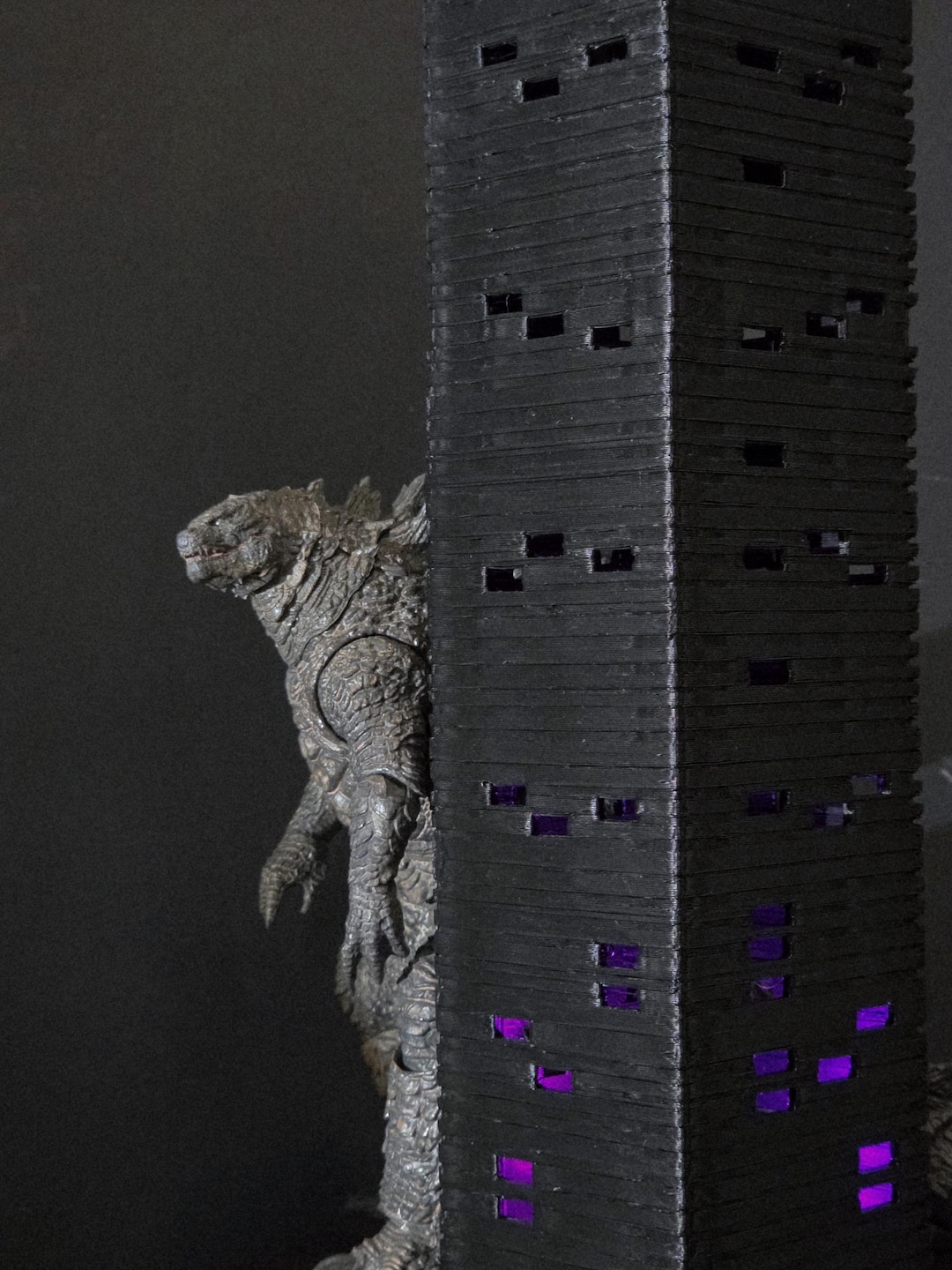 Godzilla Skyscraper Photography Display Accessory: 3D Printed City ...