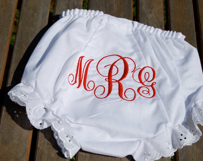 Monogrammed Bloomers, Made to Order, Sizes 0-4T - Etsy