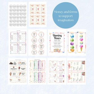 Ice Cream Shop Dramatic Play, Pretend Play Printable, Ice Cream Truck ...