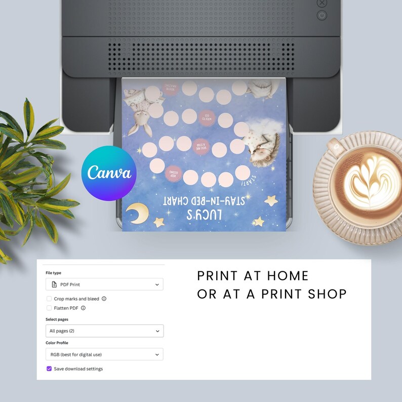 Editable Stay-in-bed Reward Chart for Girls – Pink Sleepy Friends ...