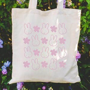 Sakura Miffy Tote Bag - Etsy