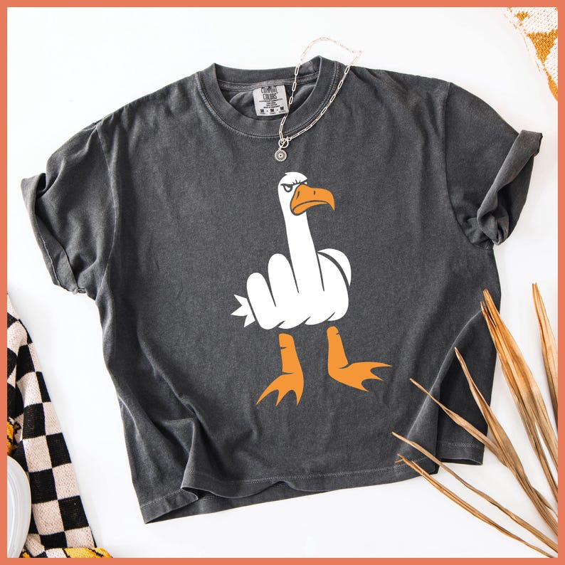 Rude Seagull SVG, Funny Middle Finger Bird PNG, Meme Svg Digital ...