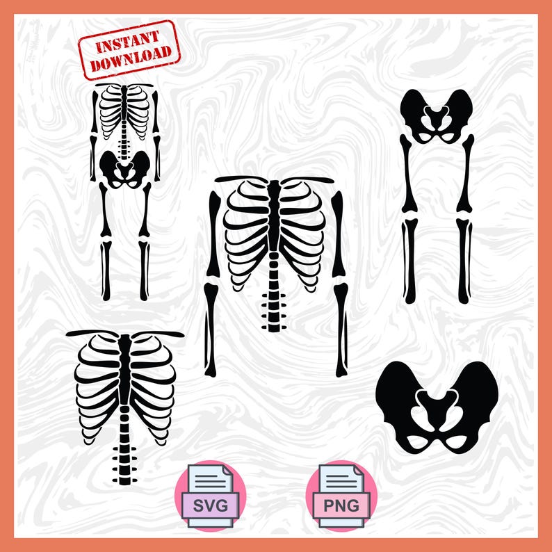 Halloween Skeleton Costume SVG Budnle, Halloween Costume Svg, Skeleton ...
