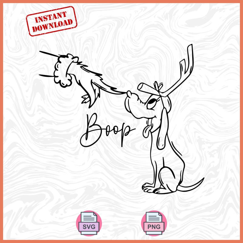 Grinch Boop Hand Svg - Etsy