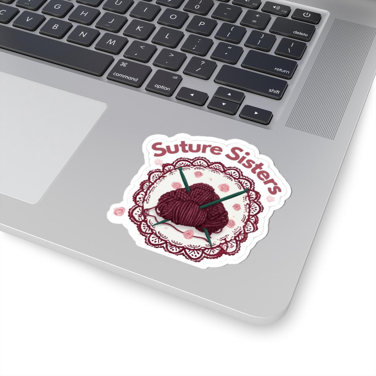 Knitting Stickers, Suture Sisters Sticker, Inspired by Ruinous Love ...