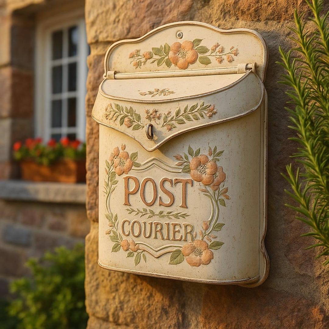 Mailboxes | Lockable Wall Mount Mailbox Rustic Mailbox | Vintage Metal ...