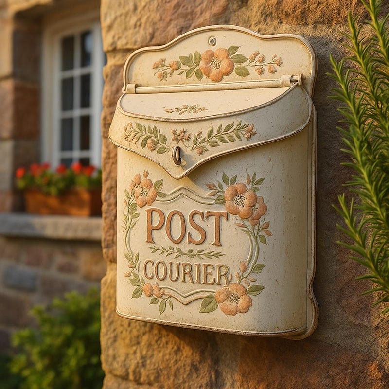 Vintage Post Box With Lock - Etsy